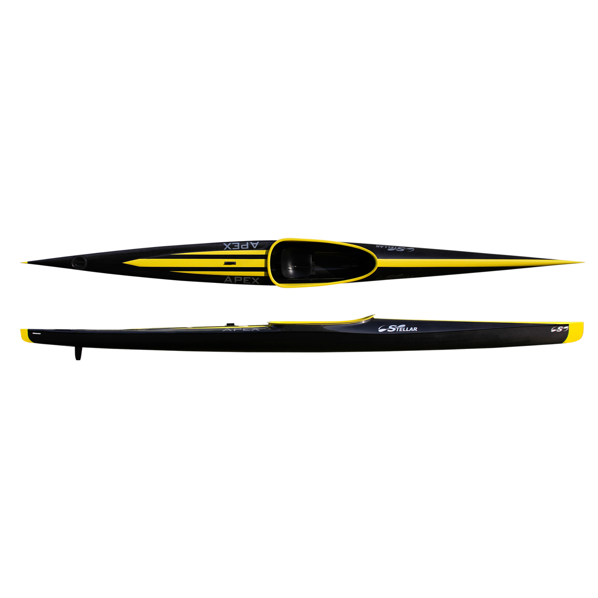 K1 75 (Excel) - Black & Yellow- Ex-Demo – Stellar Kayaks UK