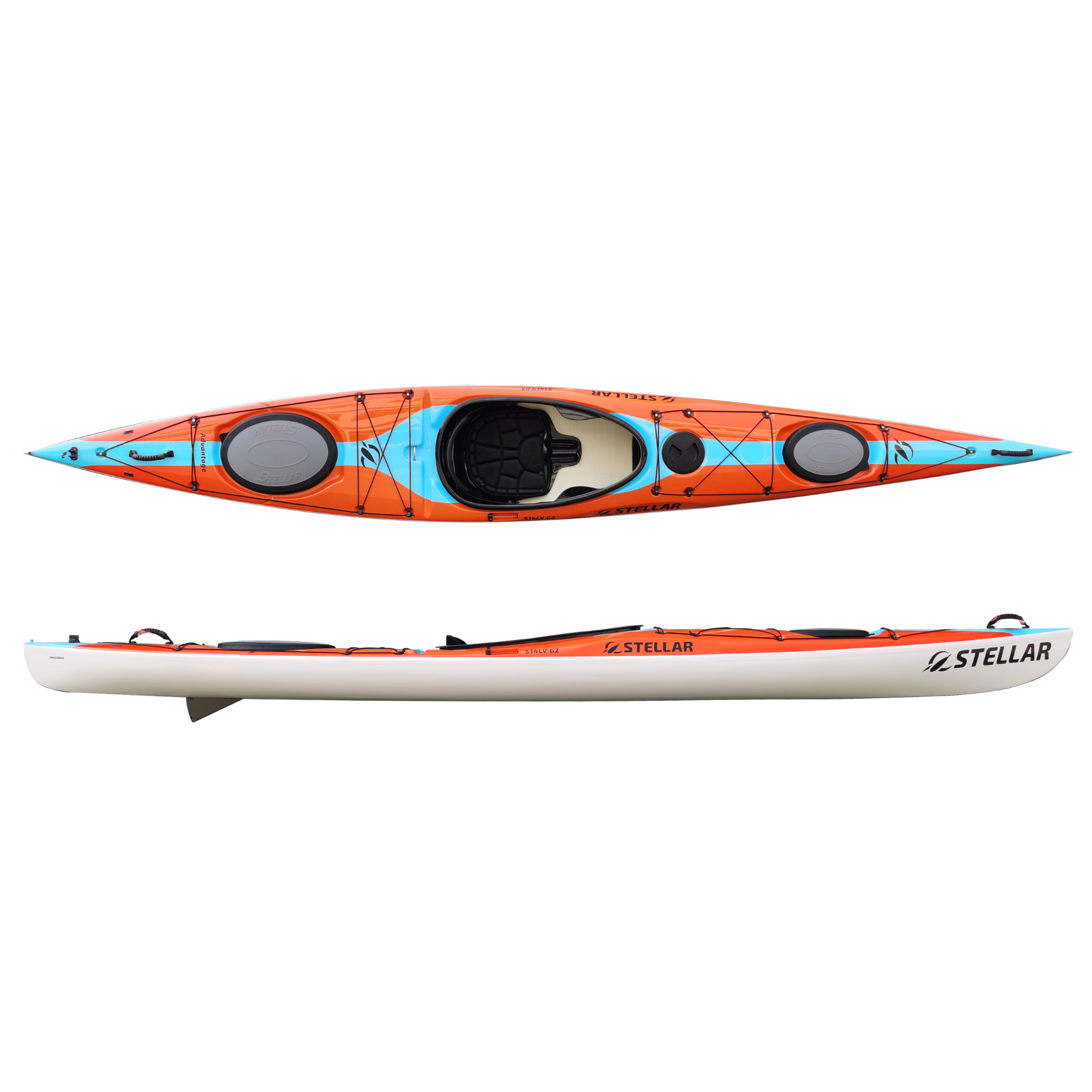 Stellar 14' Low Volume Touring Kayak (S14LV G2) – Stellar Kayaks UK